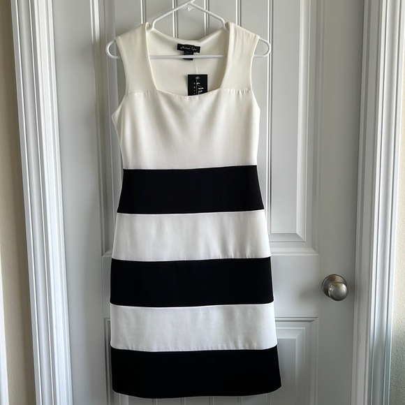 Michael Tyler | Dresses | Michael Tyler Collection Black White Bodycon ...